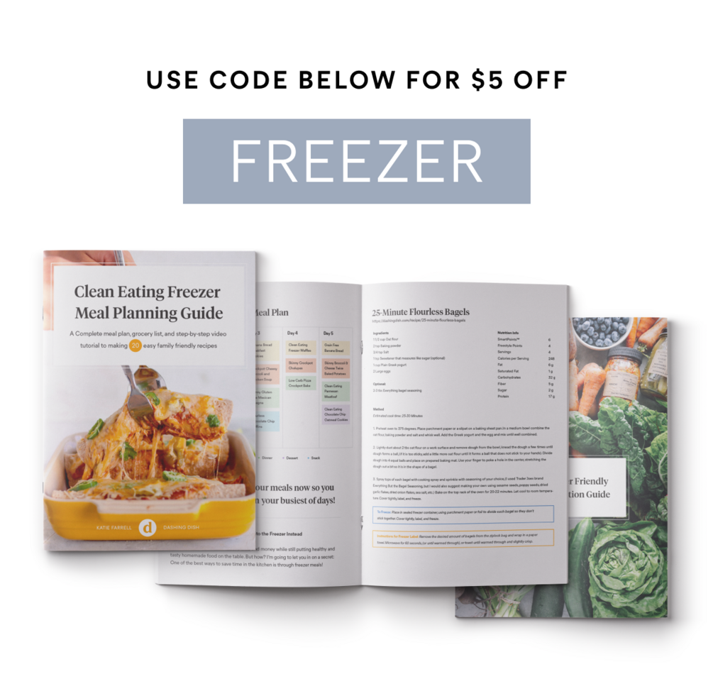 Dashing Dish's Clean Eating Freezer Meal Plan