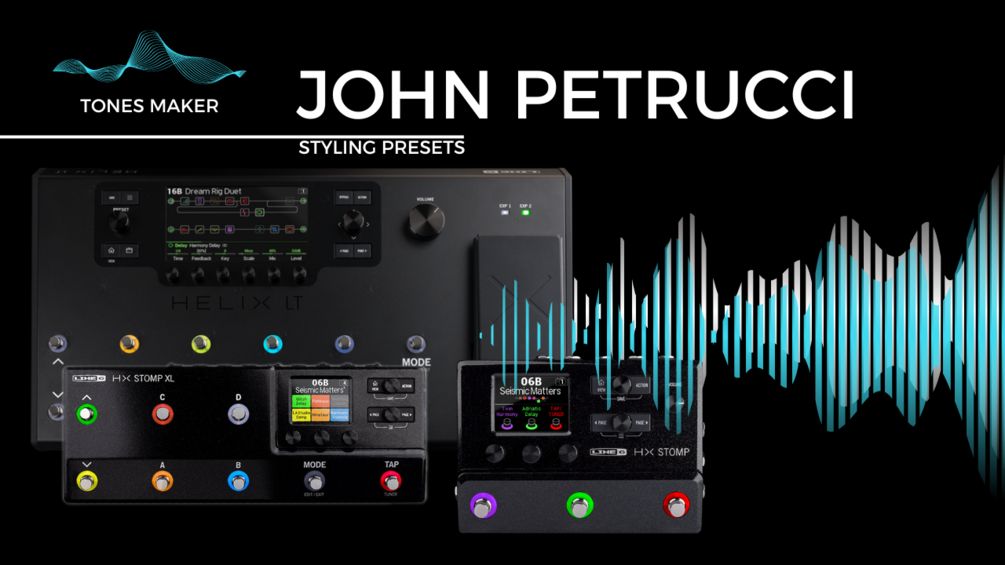HELIX HX STOMP - JOHN PETRUCCI