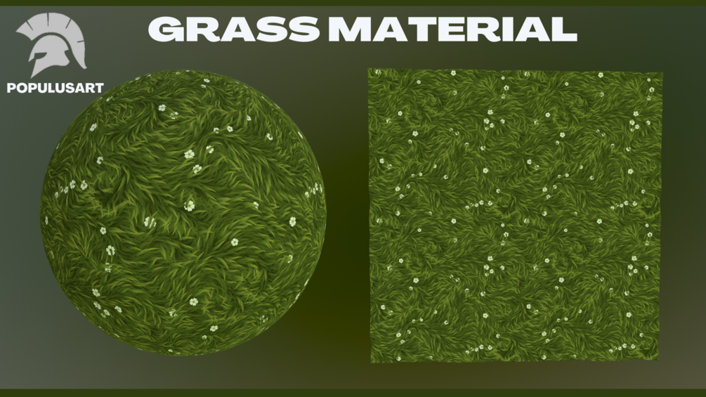 Stylized Grass Material - Substance Designer