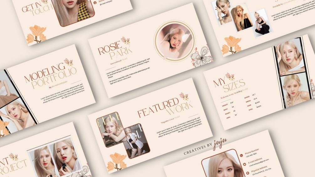 Modern Beige Warm Neutral Minimalist and Aesthetic Collage Model Online ...