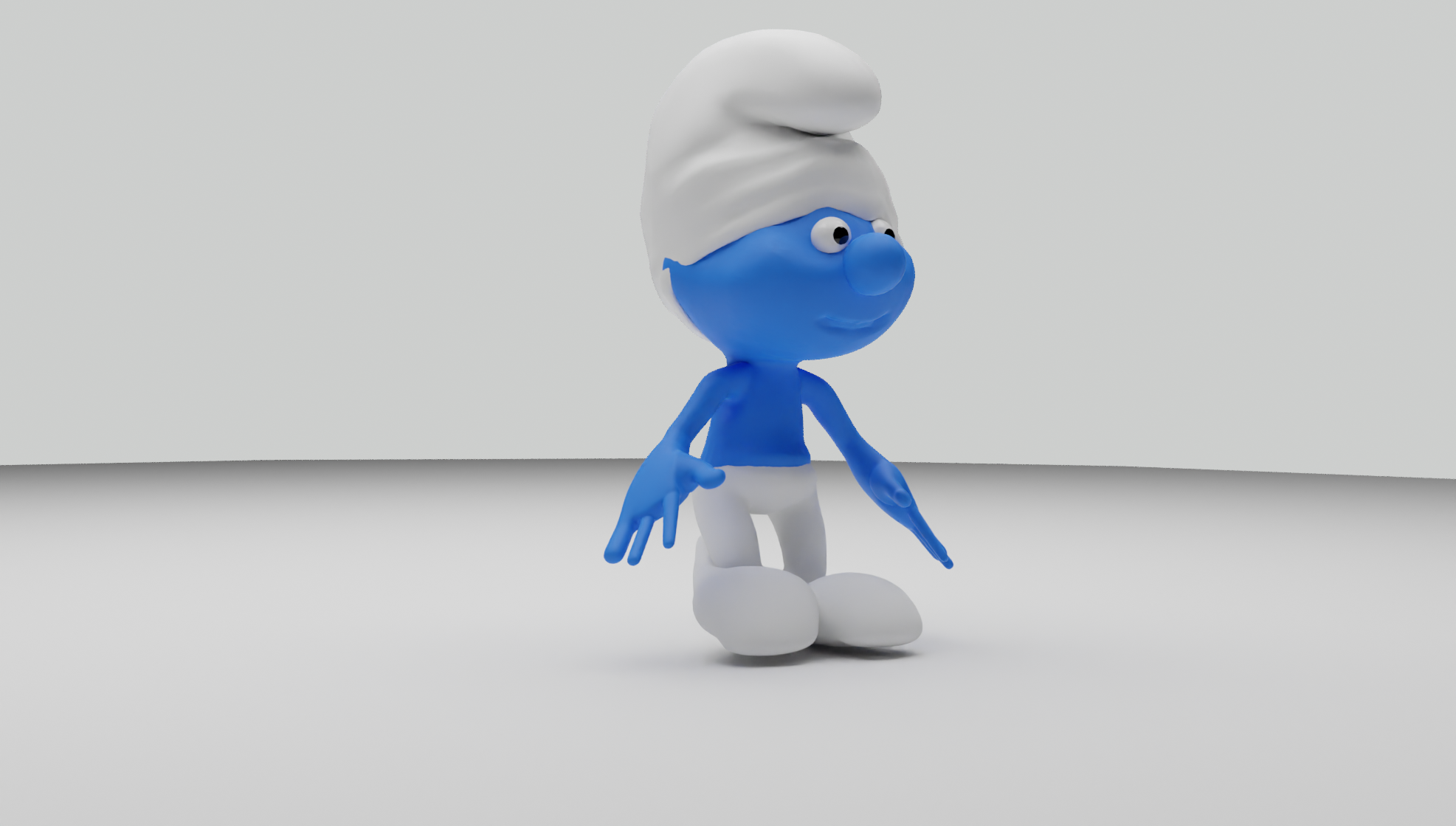 Smurf Free 3D Model - HasinduRhy