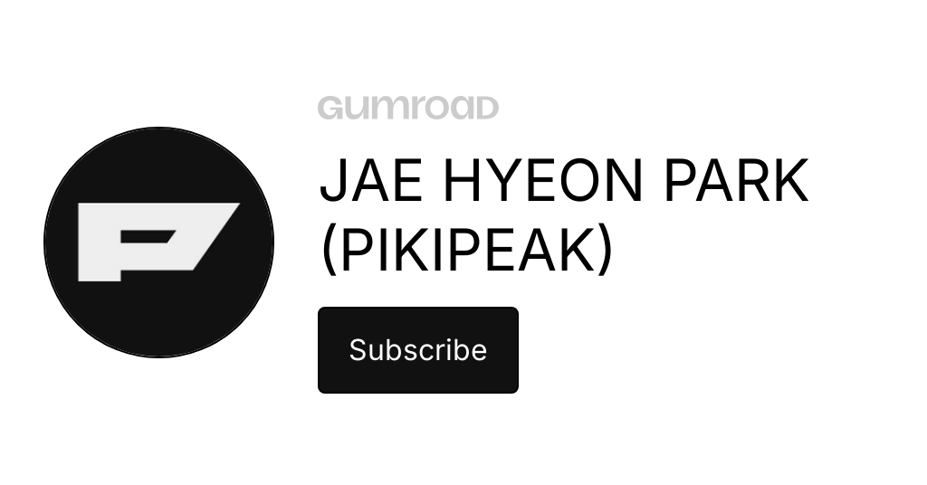 JAE HYEON PARK (PIKIPEAK)