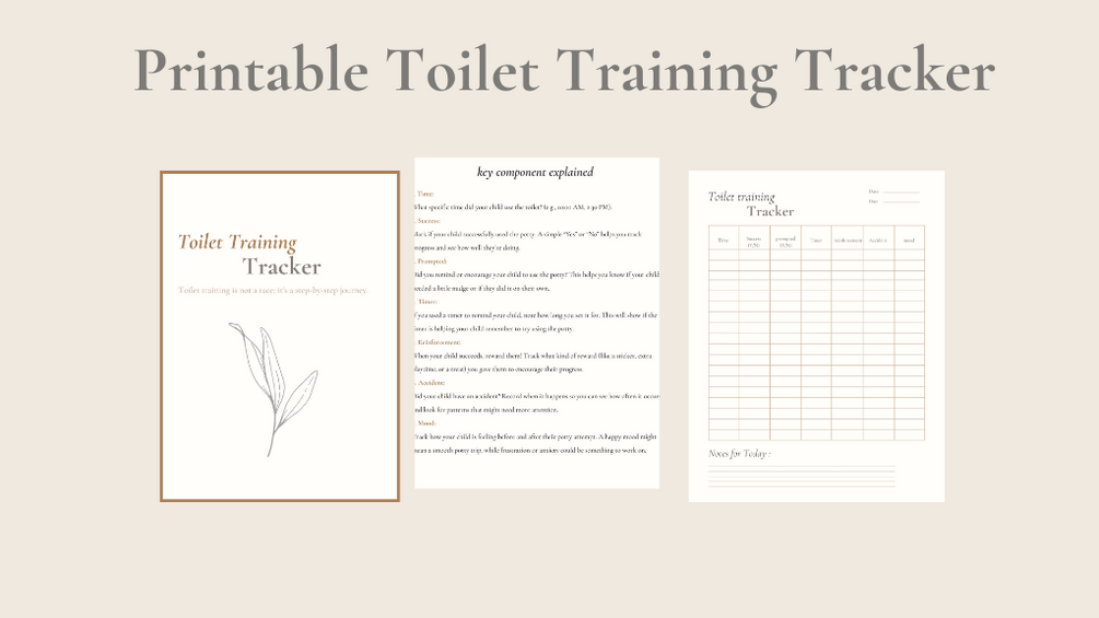 Printable Toilet Training Tracker