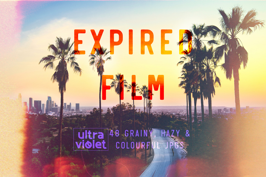Expired Film Overlays & Backgrounds