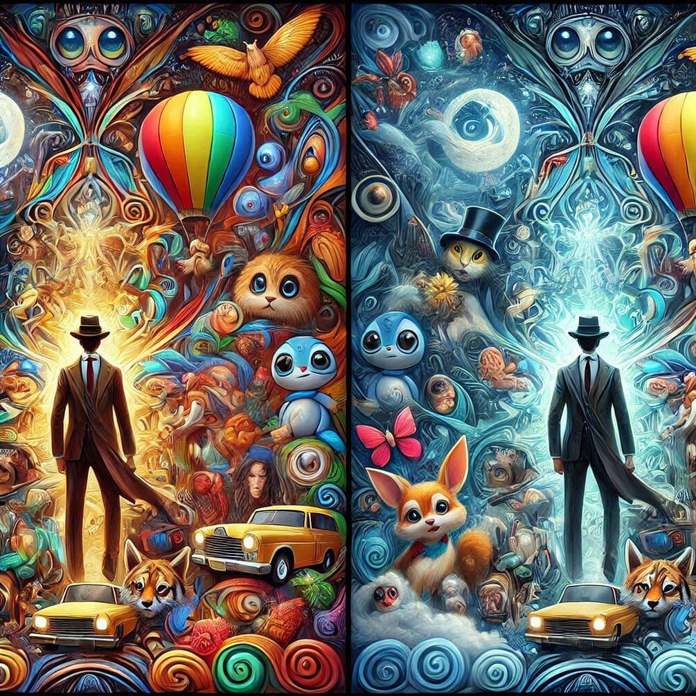 Captivating and Colorful AI-Generated Fan-Art Movie Illustration