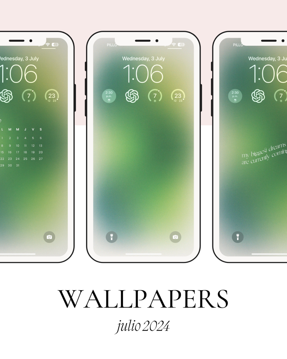 Freebie | Wallpaper Julio 2024