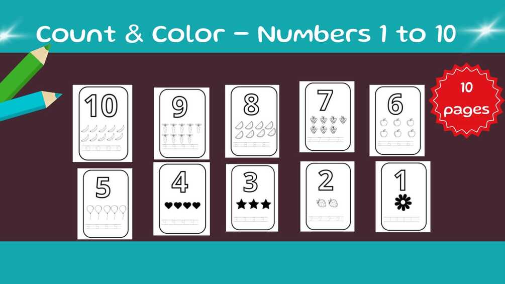 Count & Color - Numbers 1 to 10