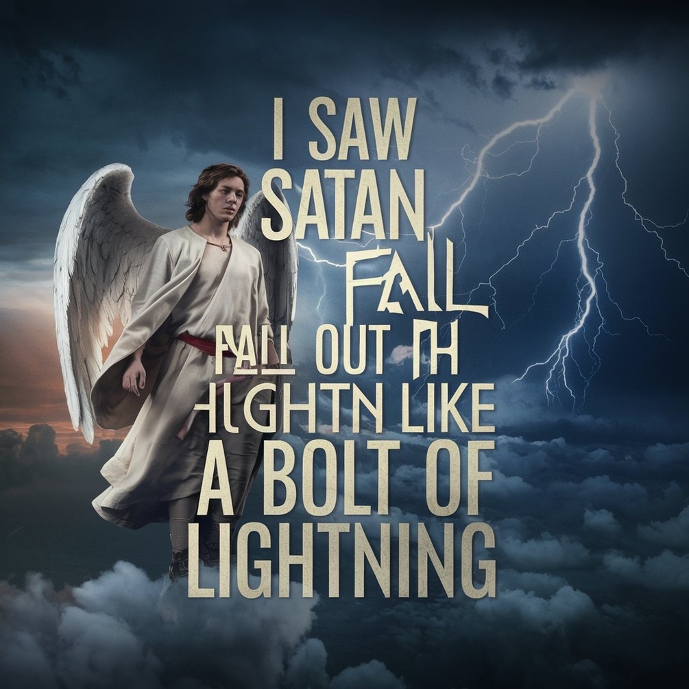 micheal archangel - i saw satan fall out of heaven like a bilt of