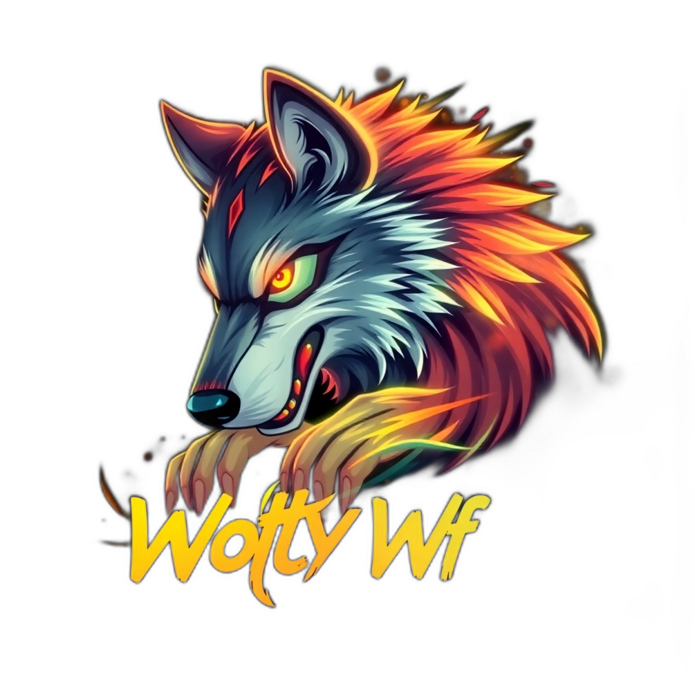 wolf graphic without background.