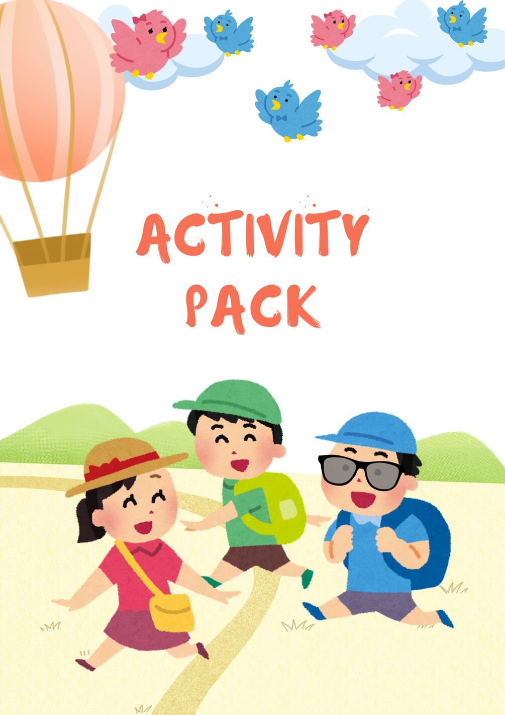Kids Activity Pack– 20 Pages of Learning & Play! 🖍️🧠