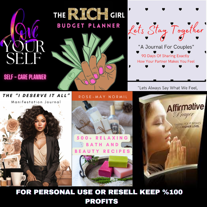 DIGITAL PRODUCT BUNDLES- Planner,Journal And E-book
