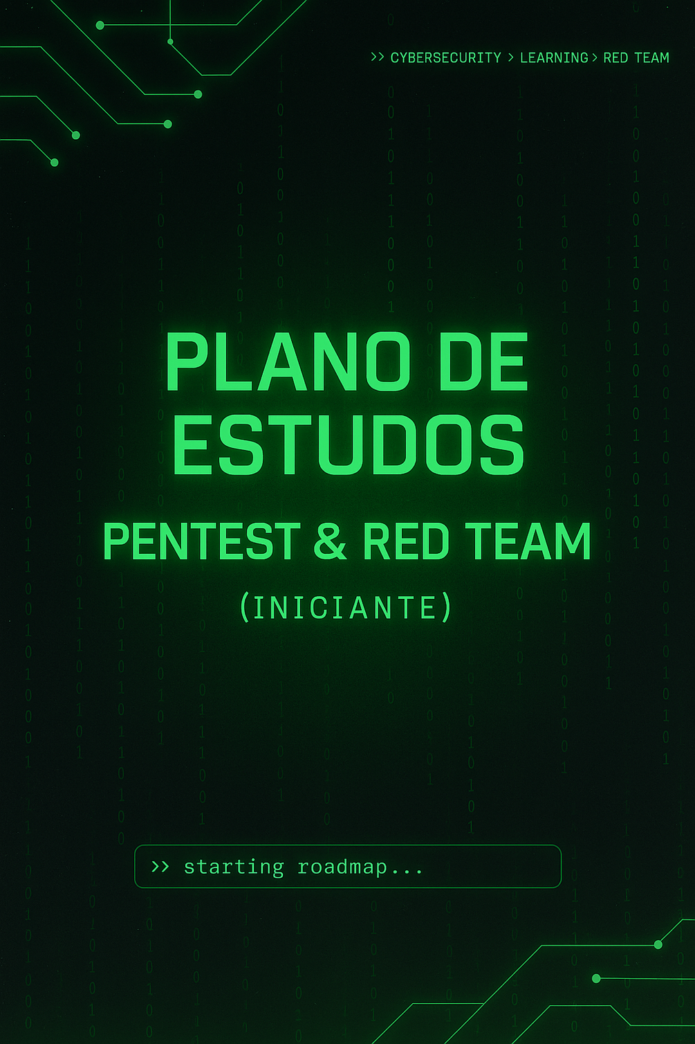 Plano de Estudos Pentest & Red Team (Iniciante)