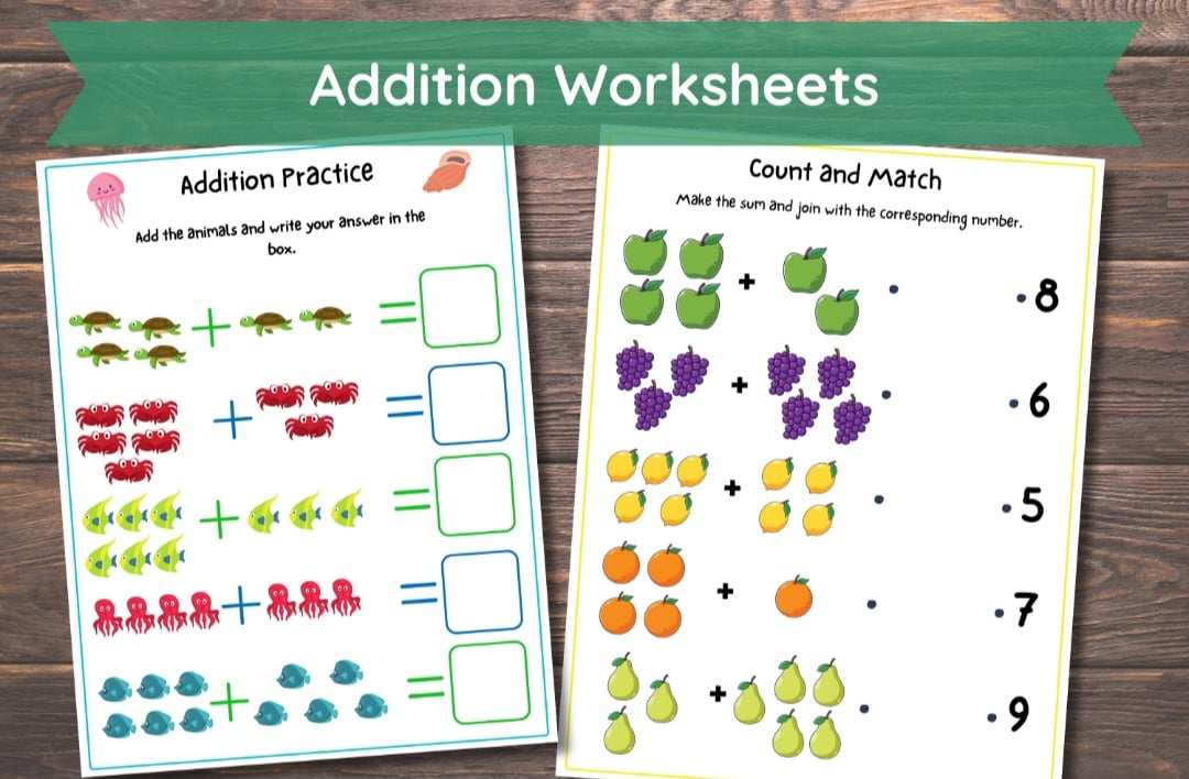 Preschool Math, Beginning Math, Counting, Learning to Add, Preschool ...