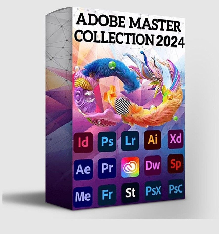 ADOBE 2024 LIFETIME ACCESS - Masters Collection Photoshop, InDesign, Illustrator with FREEBIES