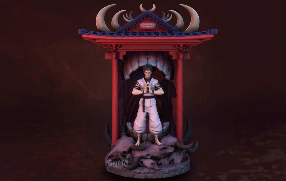Ryomen Sukuna Domain expansion Malevolent Shrine
