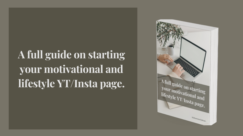 A full guide on starting your successful YT/insta theme page