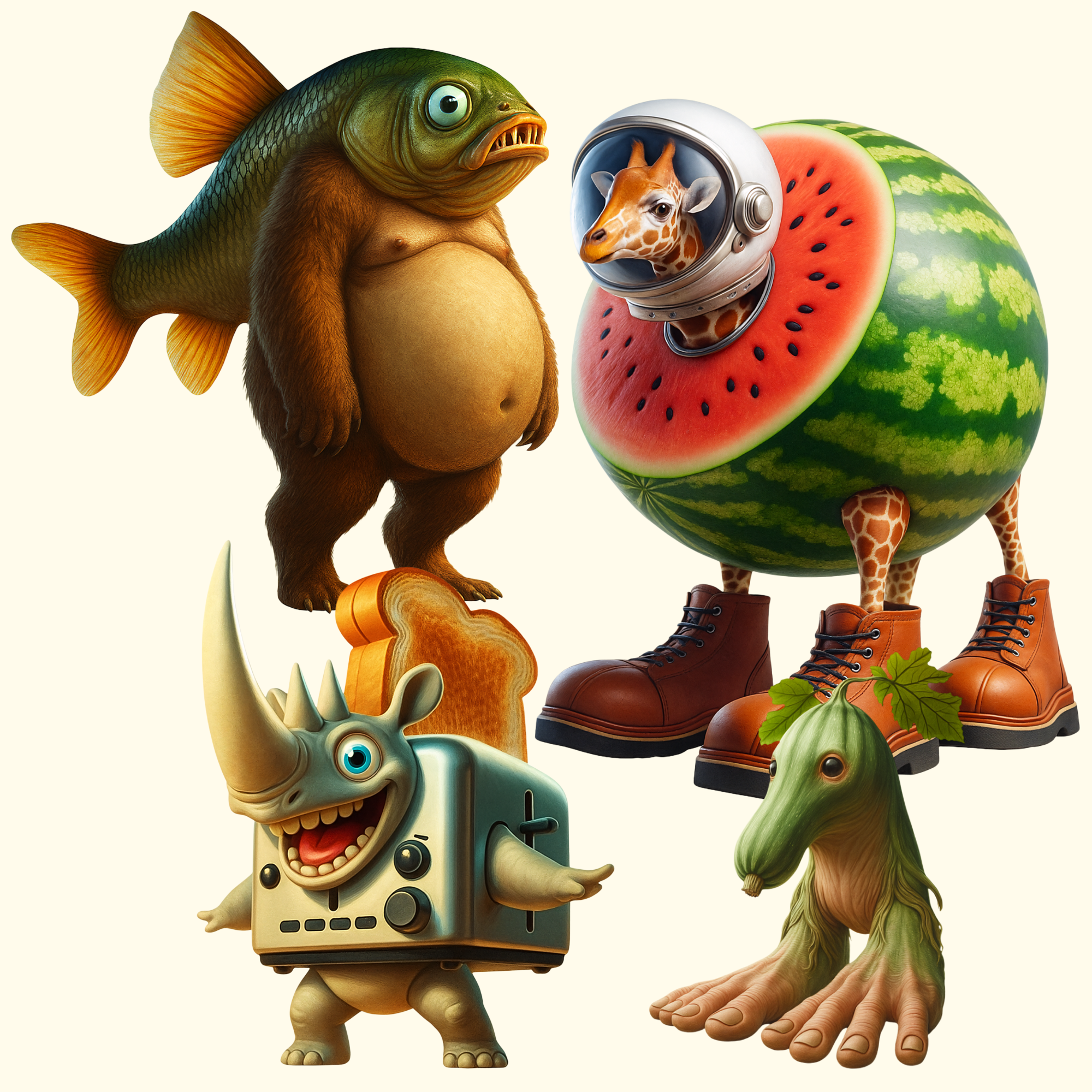 Italian Brainrot 23 Meme Characters PNG Bundle
