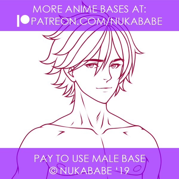 P2U Anime Male Base: Head to Toes [from Anime Base Set #47]
