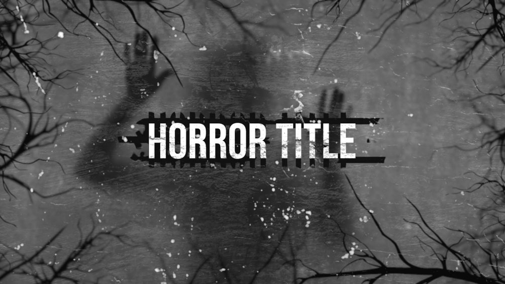 Horror Title Animation - Premiere Pro Template
