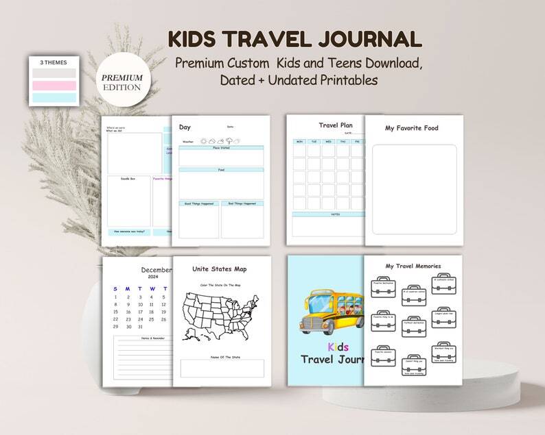 "Kids' Travel Journal: Adventure Logbook for Fun and Learning