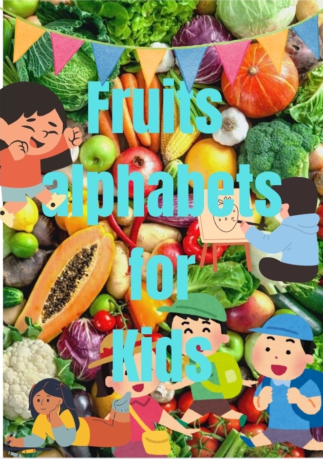 Fruits alphabet for kids
