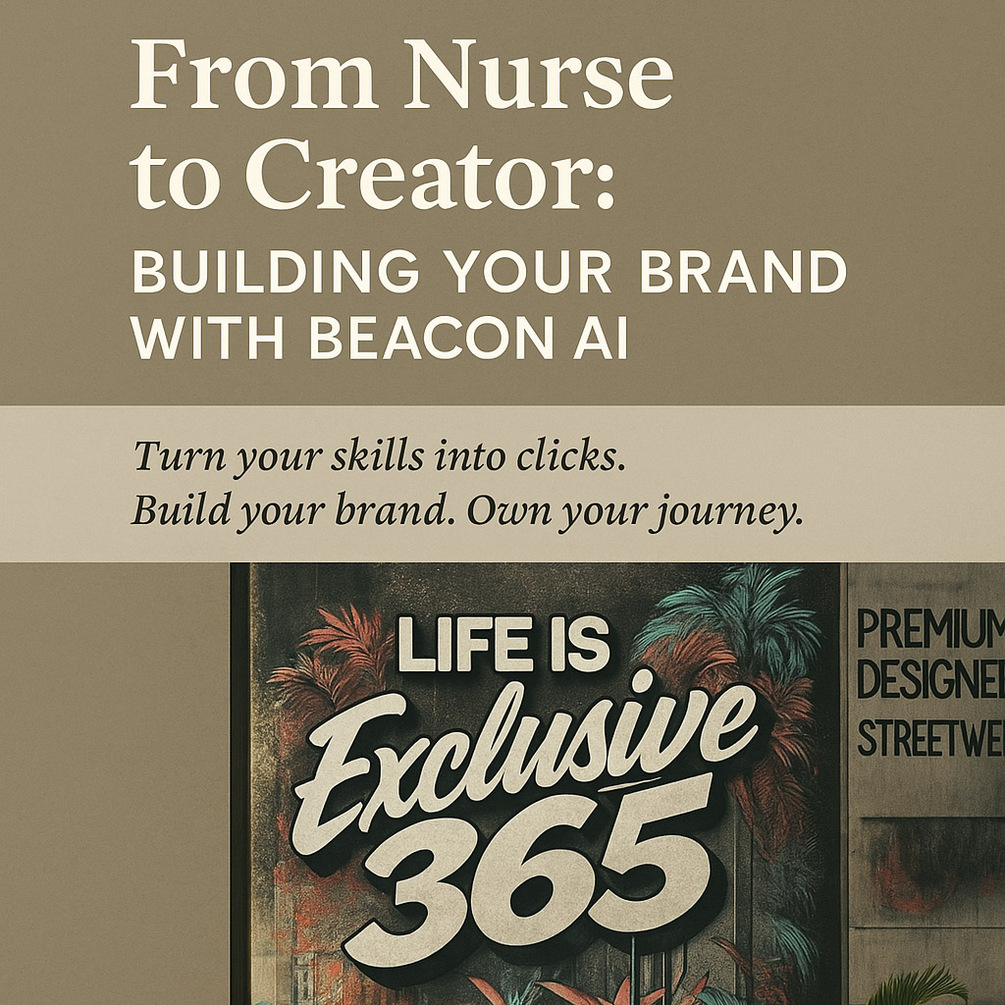 From Nurse to Creator: Turn Your Skills into Clicks with Beacon AI