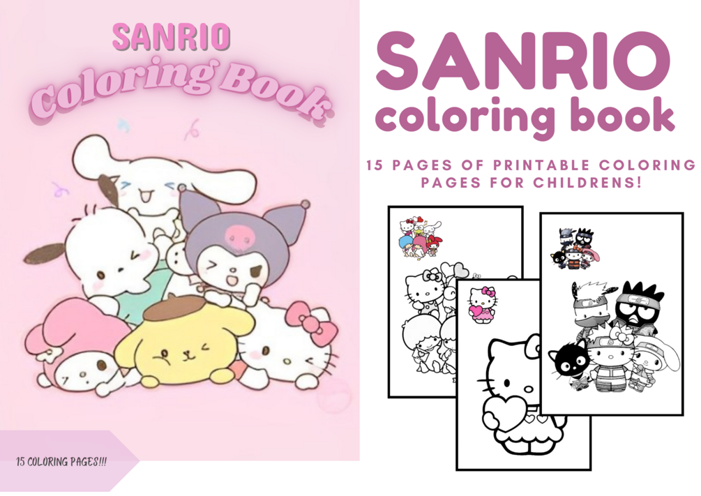 Sanrio Coloring Book