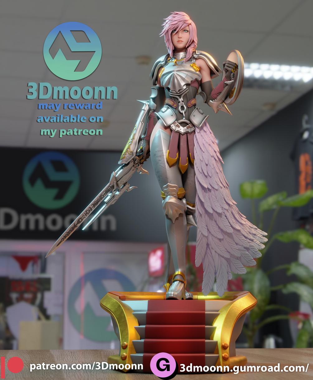 lightning - final fantasy - stl