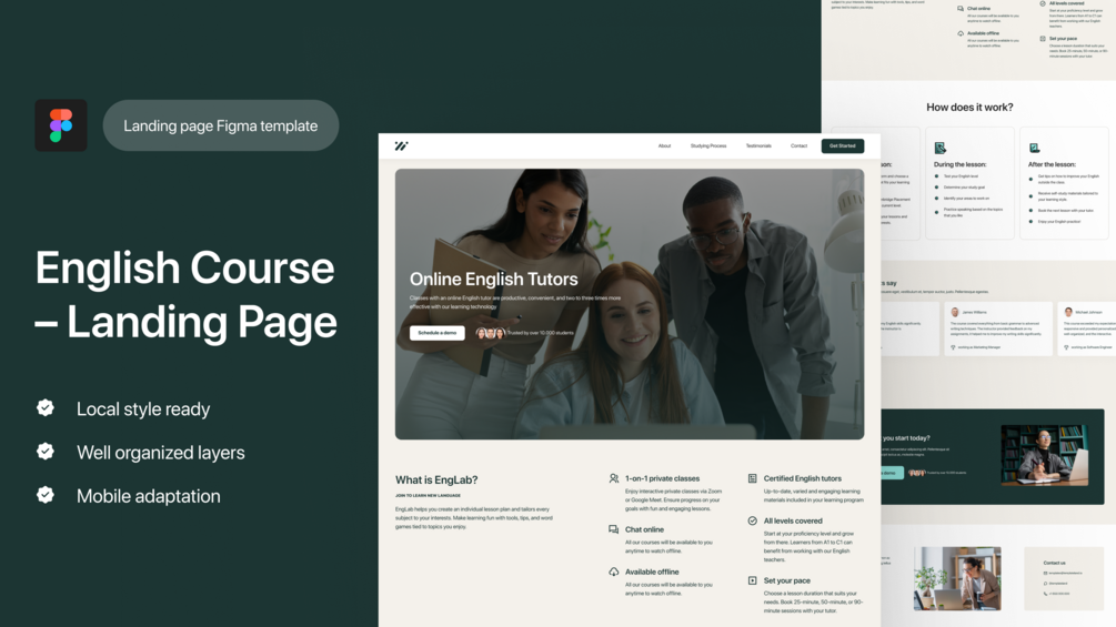 Educational Course | Landing Page