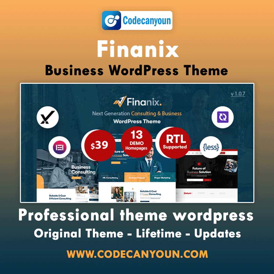 Finanix - Business WordPress Theme