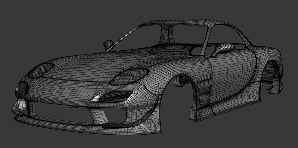 MAZDA RX-7 VERTEX RIDGE WIDEBODYKIT