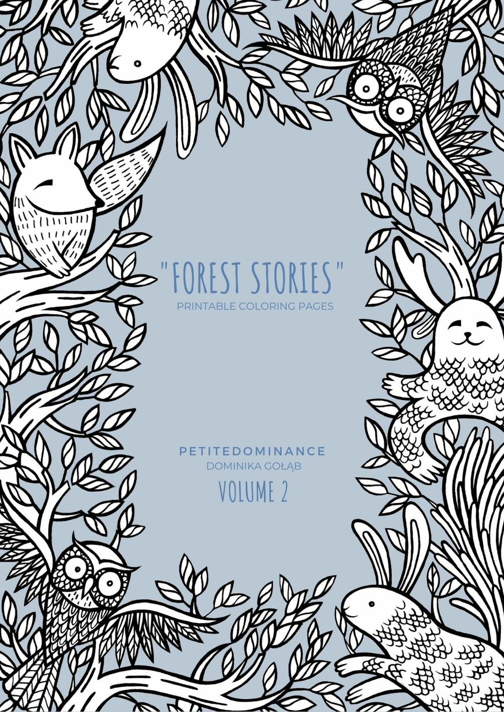 "Forest stories" printable coloring pages volume 2