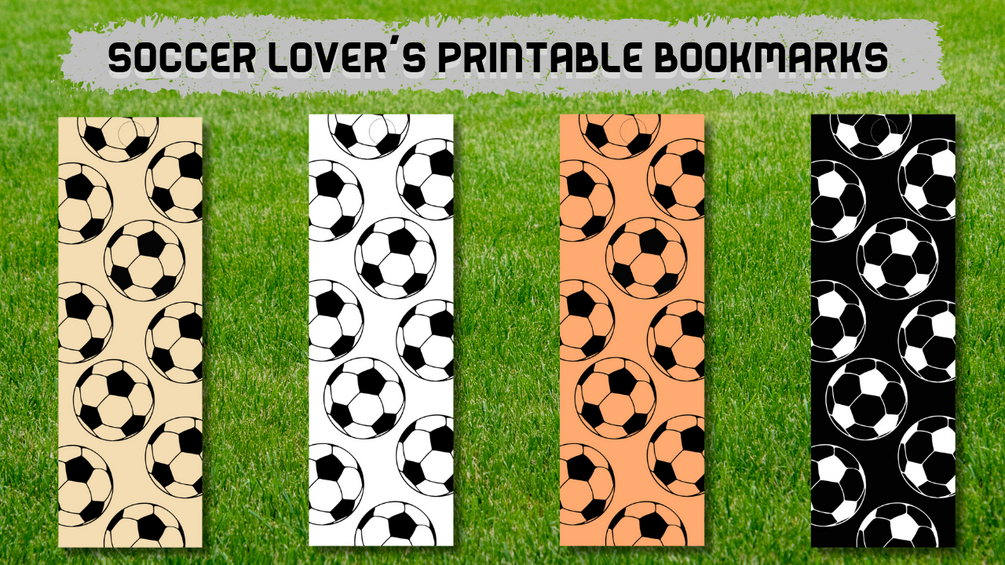 Soccer Lover's Printable Bookmarks