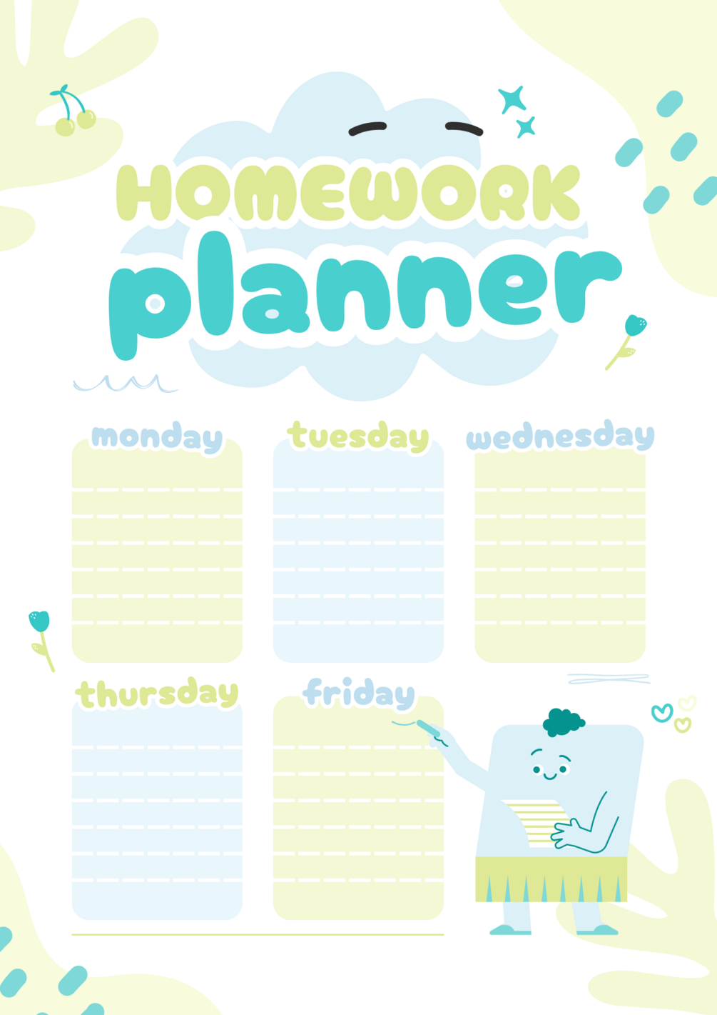 Brain Boost School Planner