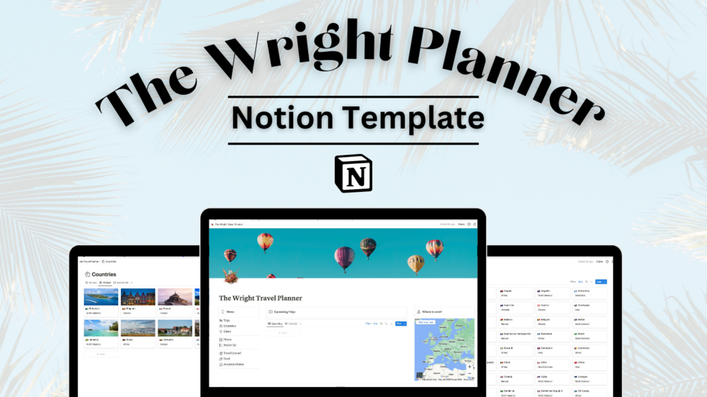 The Wright Travel Planner