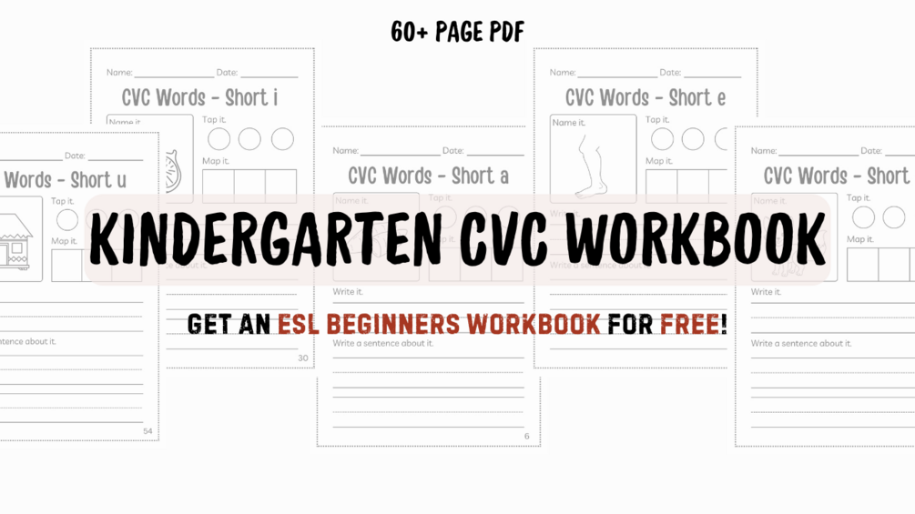 CVC Worksheets Bundle - 65 Printable Pages for Kindergarten & Homeschooling