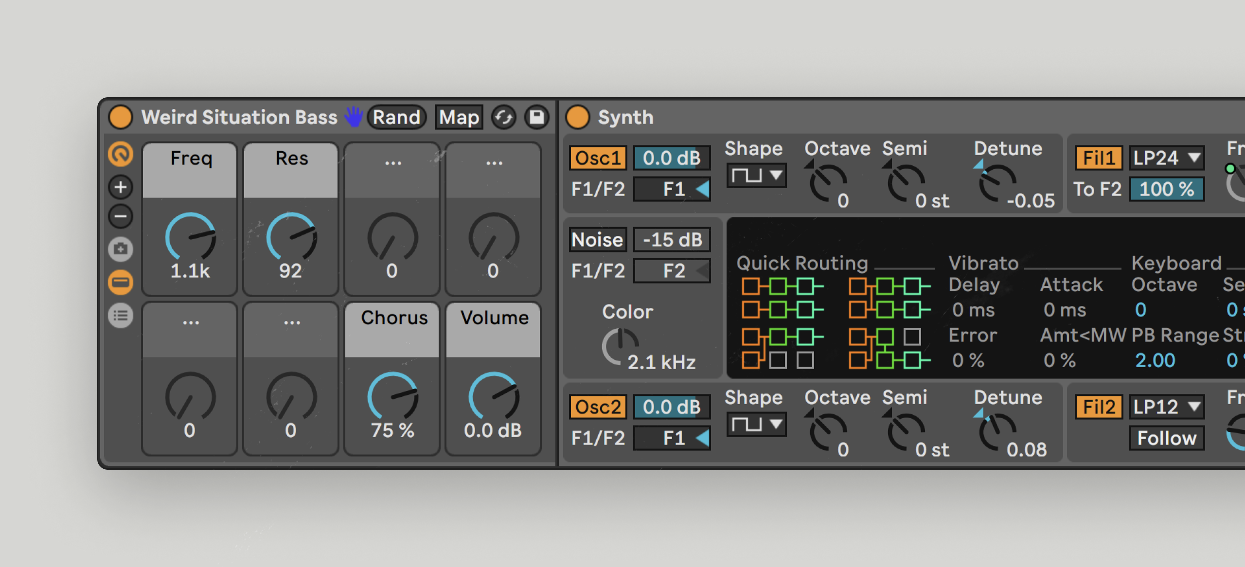 Weighted — Premium Analog Bass Patches for Ableton Live