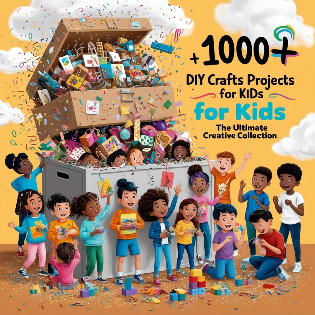 1000+ DIY Crafts Projects for Kids: The Ultimate Creative Collection