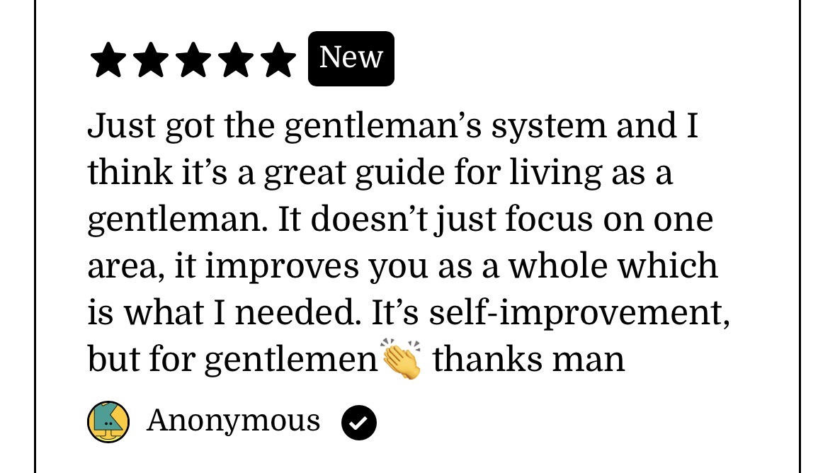 The Gentleman’s System - Three Pillars of True Class