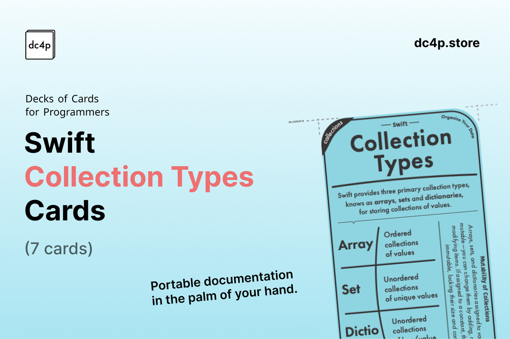 Swift Cards -> Collection Types