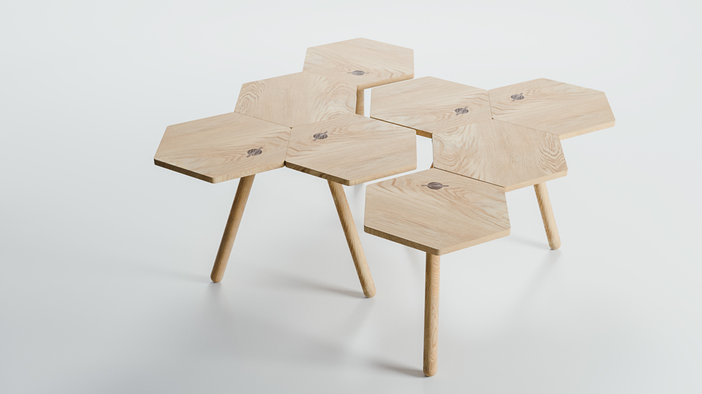 Lean tables 3d model