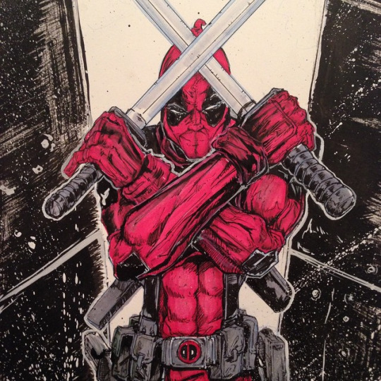 Dead Pool Full Resolution - Printed on matte paper