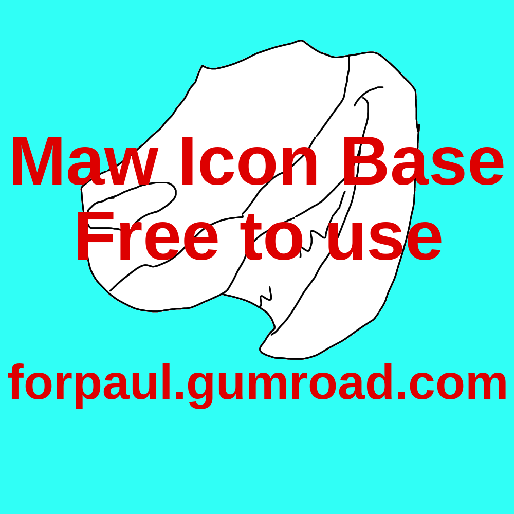 Maw icon base (free)
