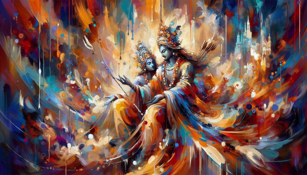 🎨 Divine Expressions: Abstract Art of the Gods 🌟