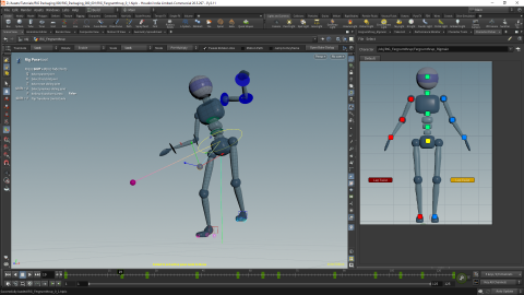 Packaging A KineFX Rig In Houdini.