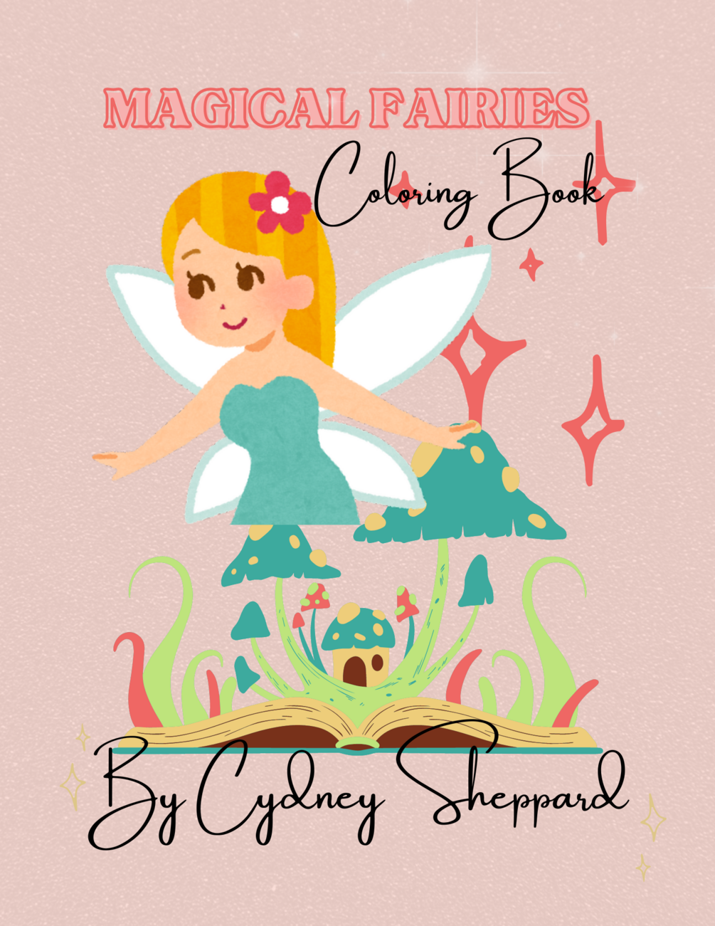 Magical Fairies Coloring Book