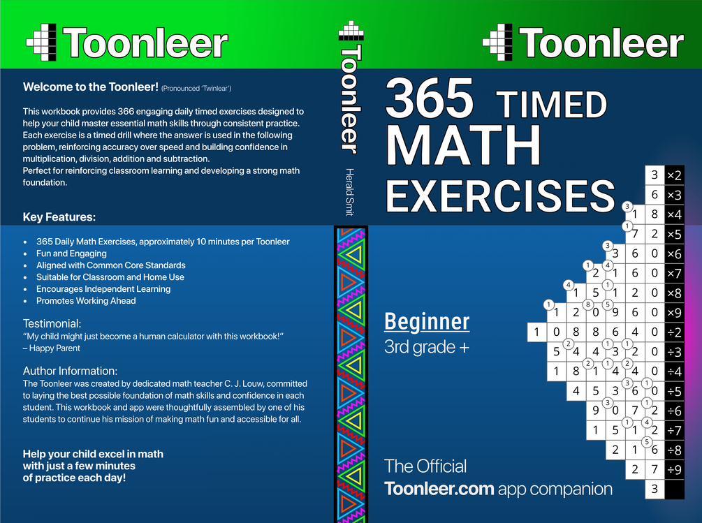 Toonleer: 365 Timed Math Exercises