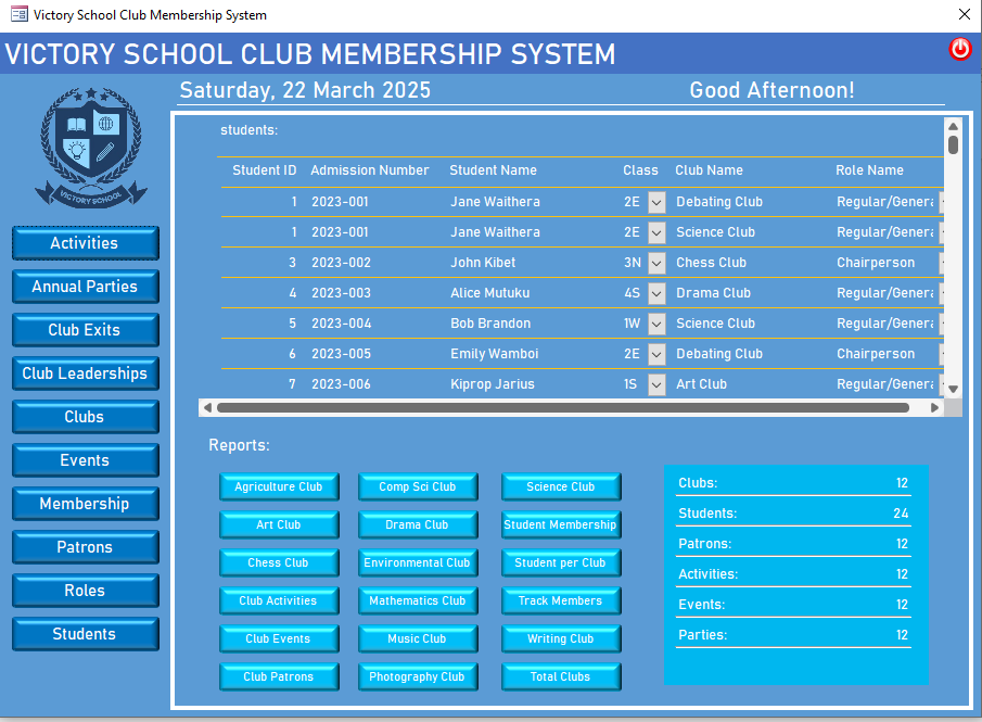 KCSE 2025 MILESTONE 2 SYSYEM 1