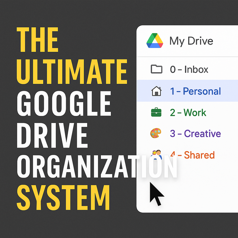 How to organize your Google Drive like a PRO