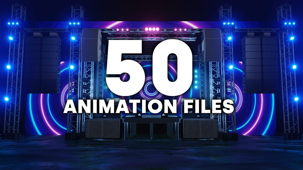 50 animation files